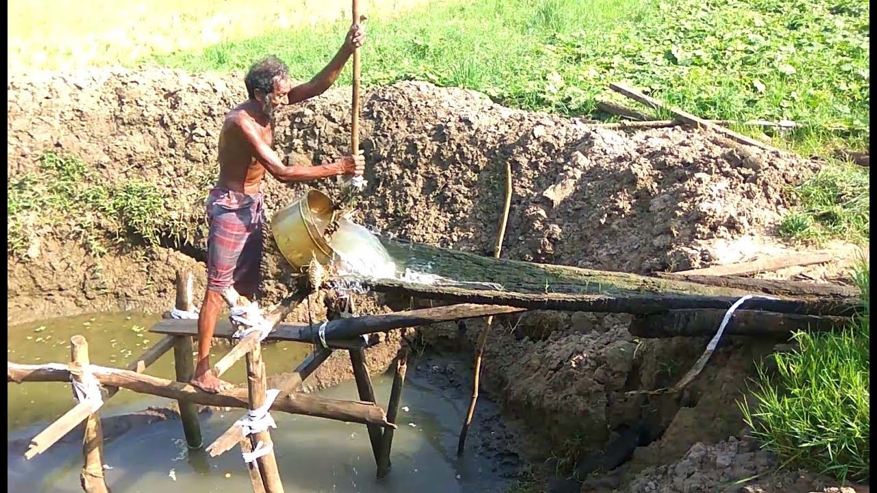 Water the plants for Agriculture in ancient primitive practice ...