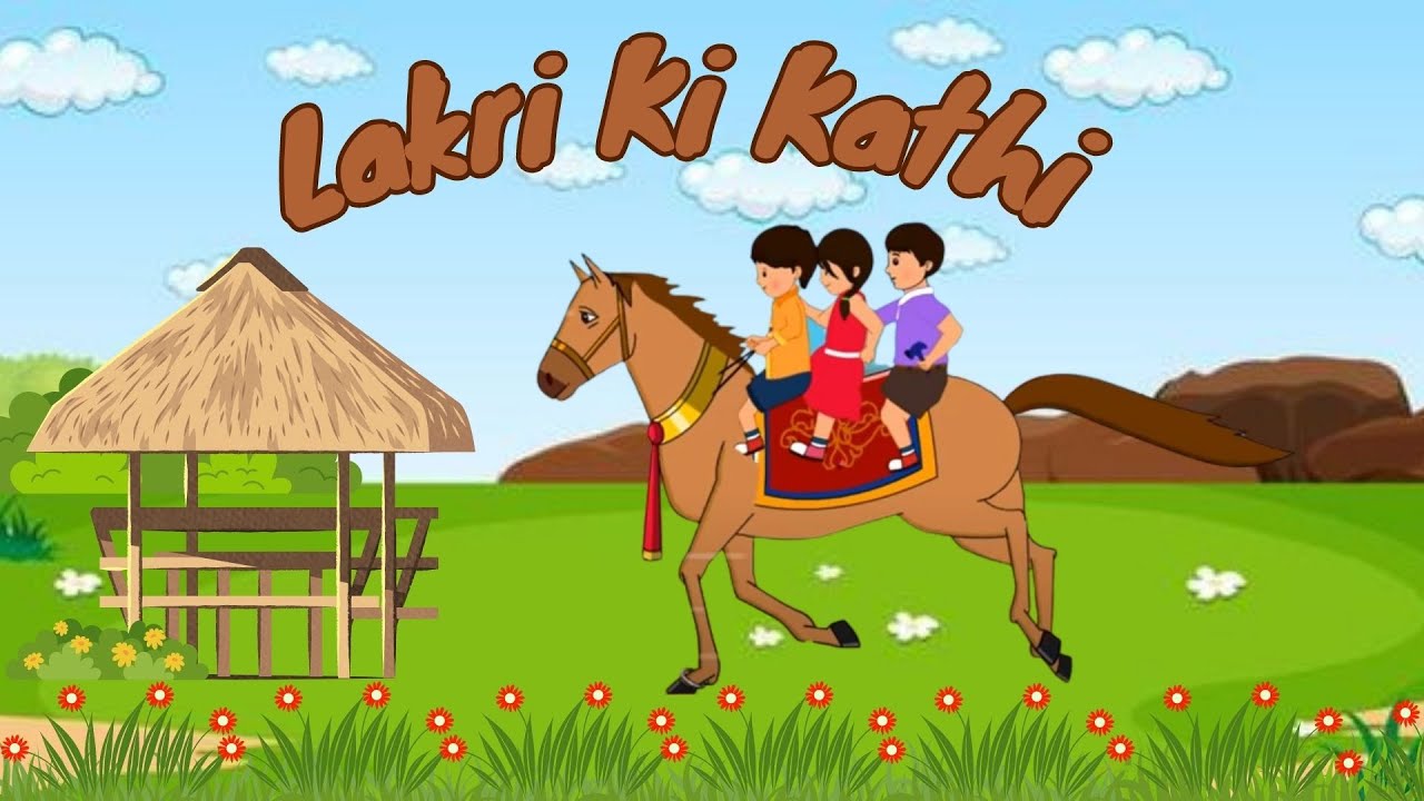 Lakri Ki Kathi kathi py ghora| Kids rhymes| Cartoons - YouTube