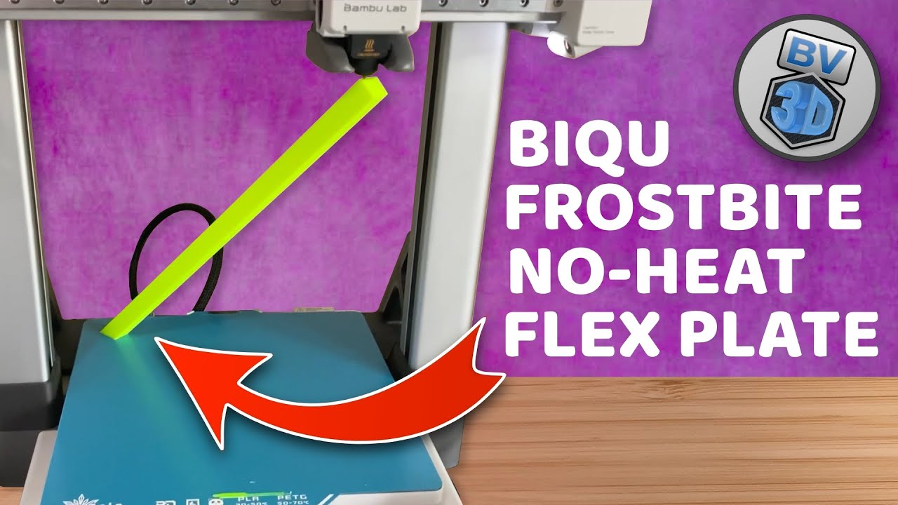 TOO COOL! The BIQU Frostbite Plate for Bambu Lab printers! - YouTube