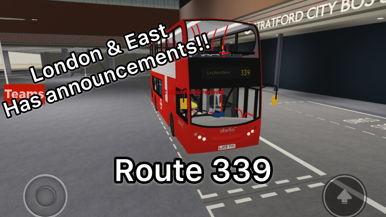 London & East | Route 339 | Roblox - YouTube