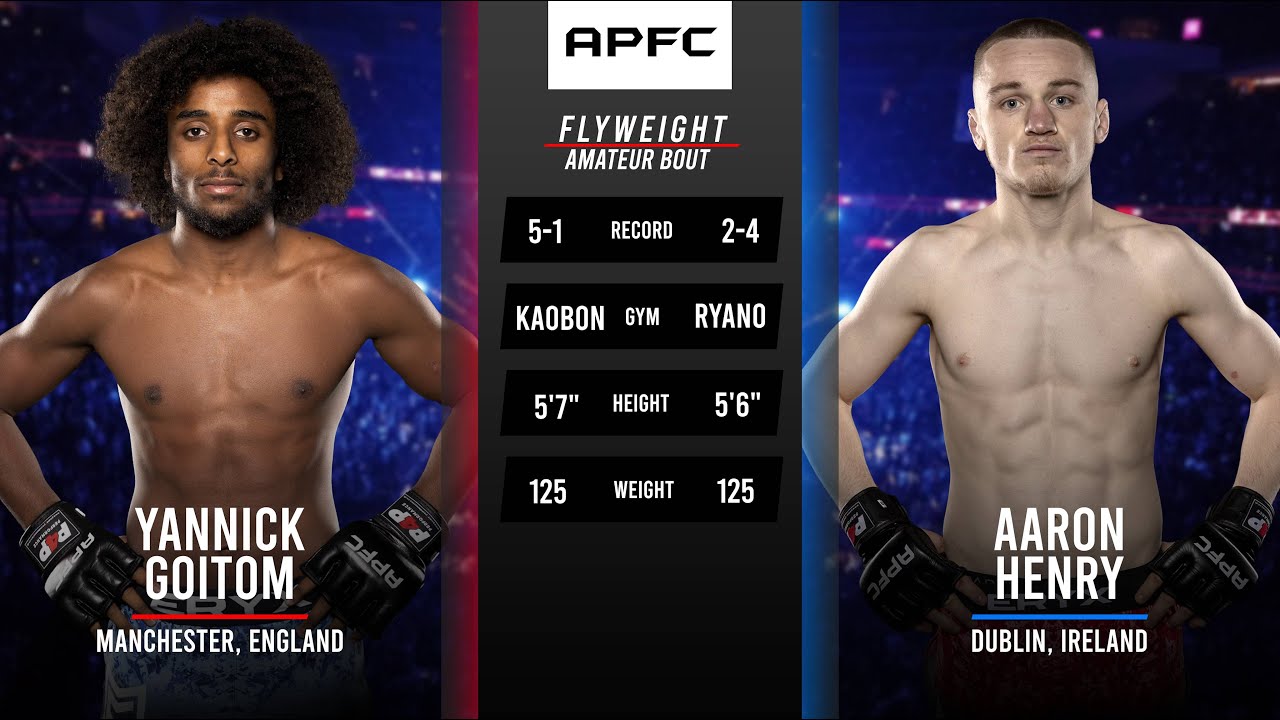 YANNICK GOITOM VS AARON HENRY | #APFC8 | CRAZY #MMA BRAWL | #FULLFIGHT - YouTube
