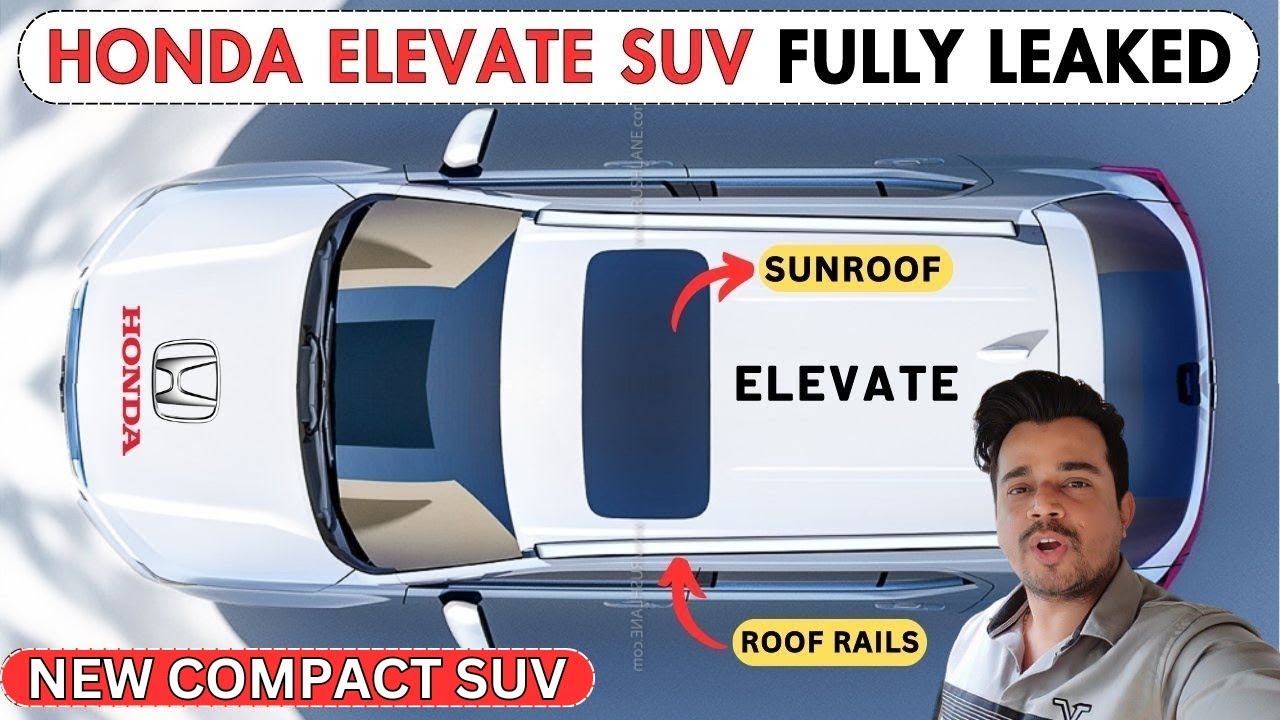 2023 New Honda ELEVATE Compact SUV Officially Teased - SUNROOF LEAKED ...