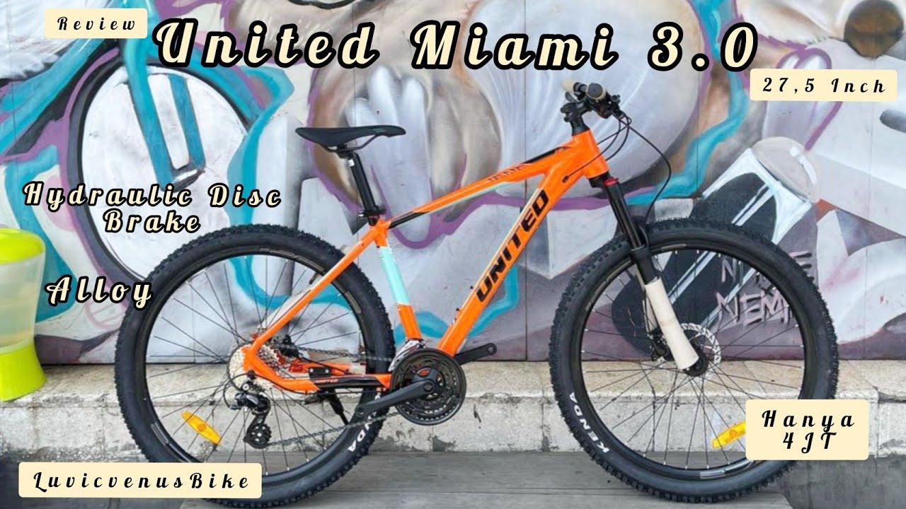 UNITED MIAMI 3.0 || Review MTB United Murah || LuvicvenusBike - YouTube