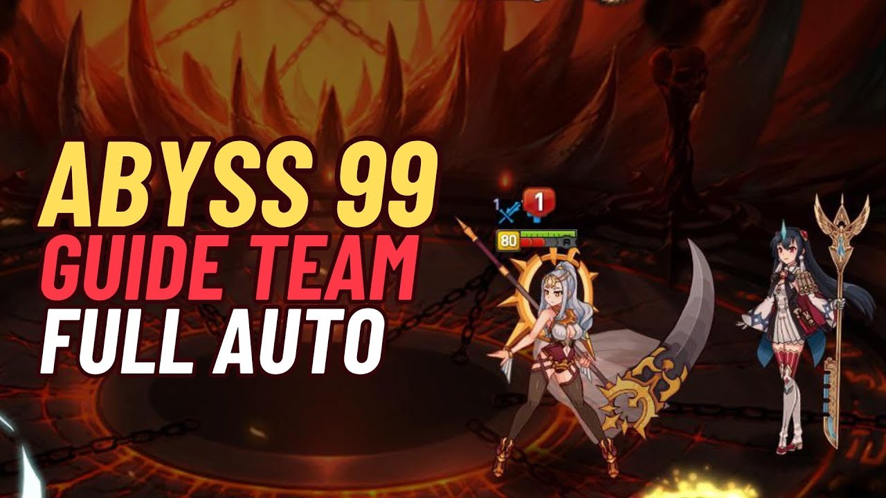Abyss Floor 99 - Full Auto Team - Epic Seven - Destina and Ruele of ...