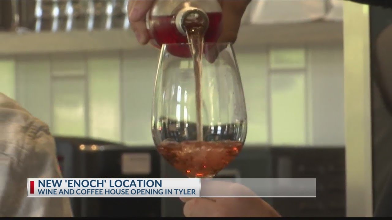 Enoch's Wine & Coffee House opening in Tyler - YouTube
