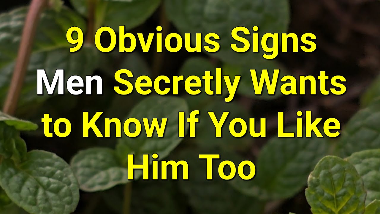 9 Obvious Signs He Secretly Wants to Know If You Like Him Too ...