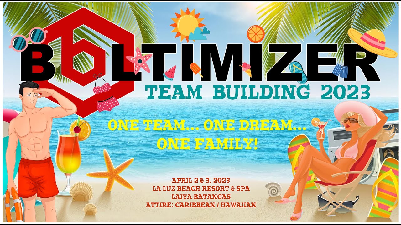 BOLTIMIZER Corp Team Building 2023 Part 1 La Luz Laiya Batangas - YouTube