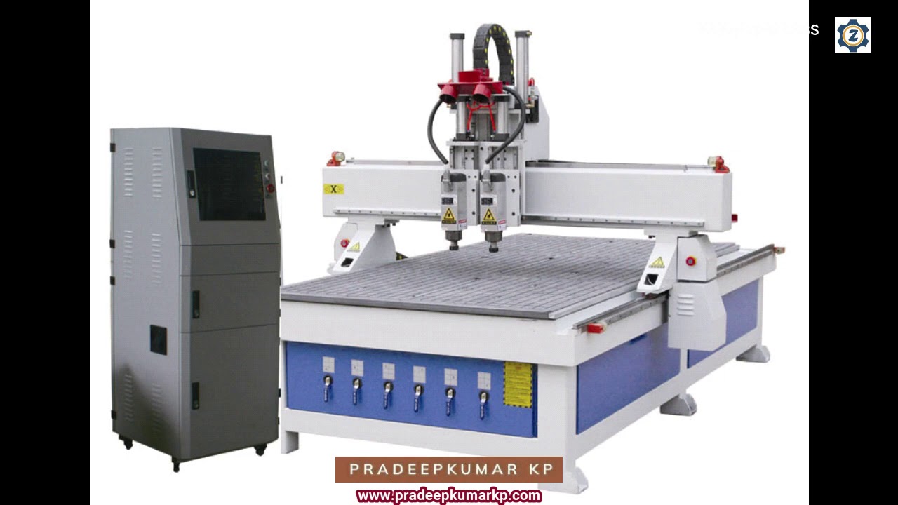 Different types of Two Spindle Arrangement on CNC Router - YouTube