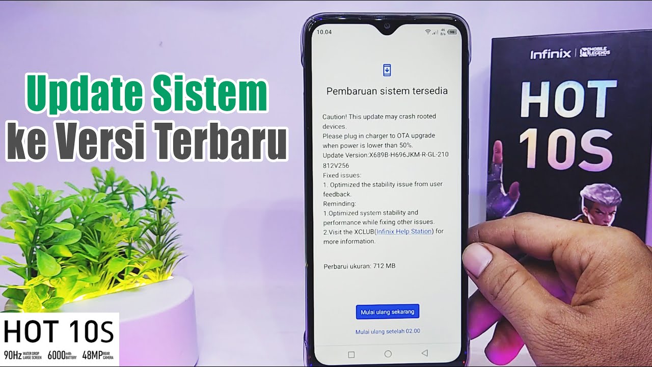 Cara Update Sistem Infinix Hot 10s ke Versi Terbaru - YouTube