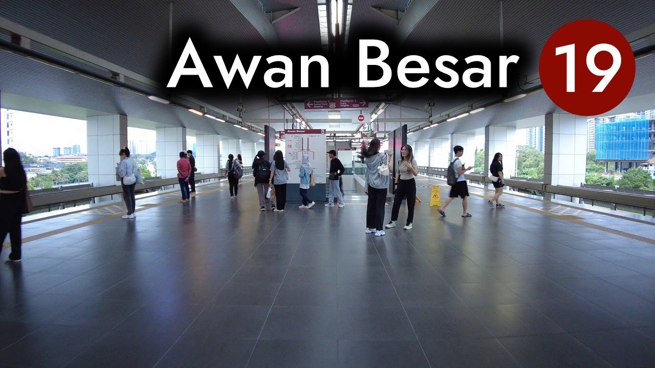 SP19 Awan Besar LRT Station (Part 1) | Sri Petaling Line - YouTube