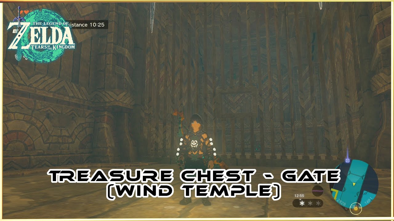 Treasure Chest (Behind Gate - Wind Temple) Zelda: Tears Of The Kingdom ...