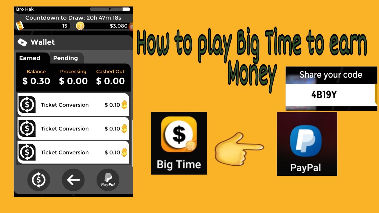 How to Play Big Time to Earn Money. - YouTube