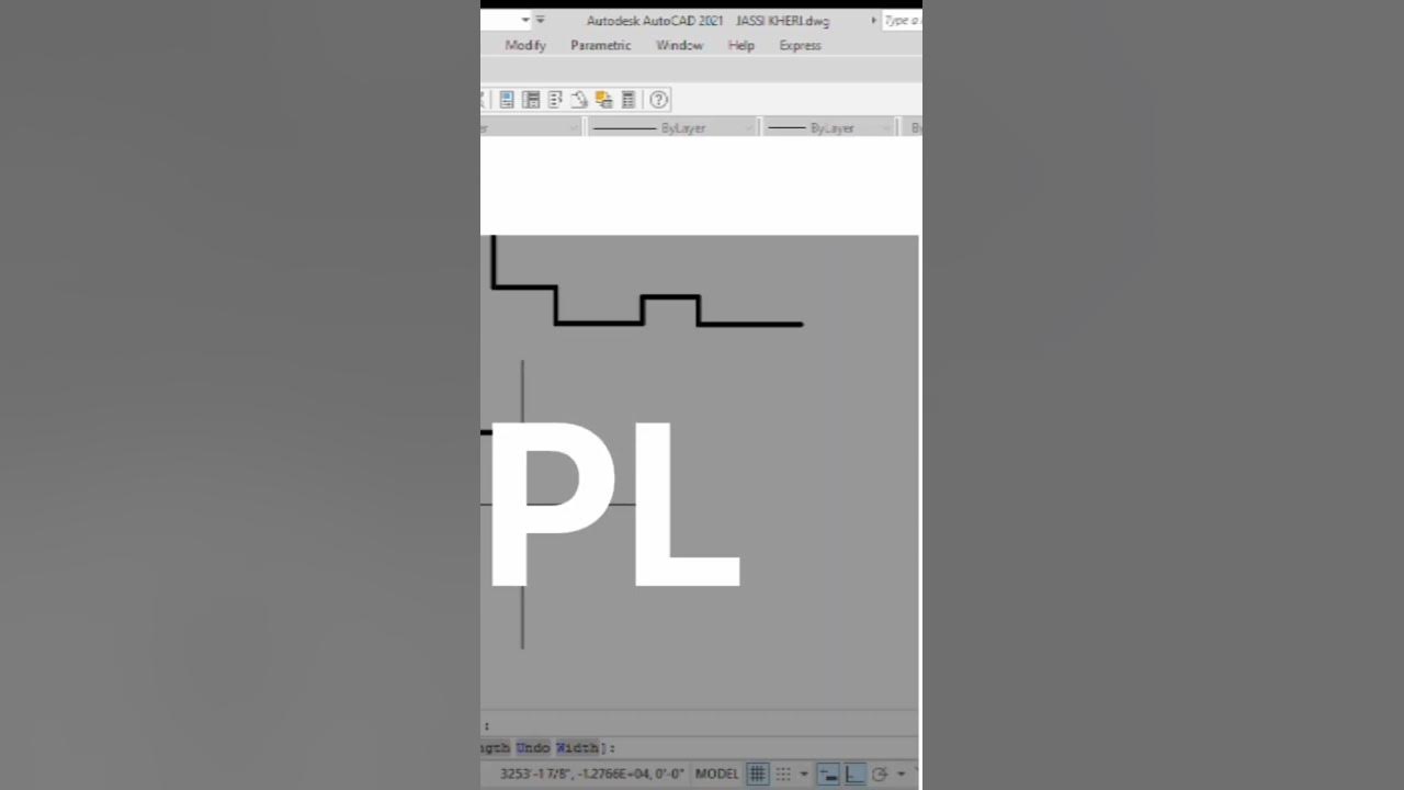 LINE VS POLYLINE COMMAND 2ddrawings modernelevation dance line-vs-polyline-command-2ddrawings-modernelevation-dance