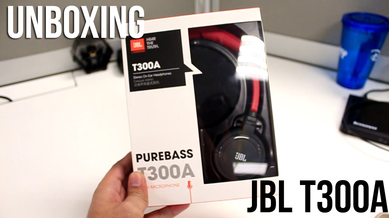 Unboxing The JBL T300 - YouTube