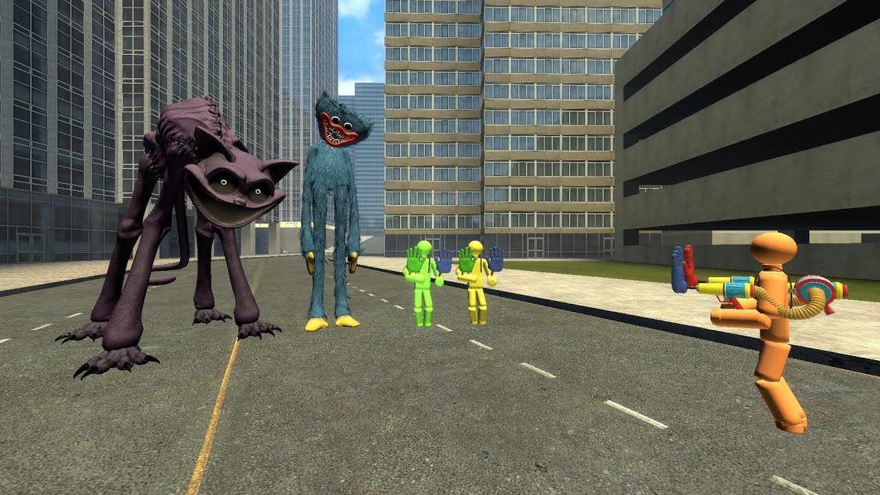 All Poppy Playtime Chapter 3 Monsters Chase with Grabpack in Liminal ...