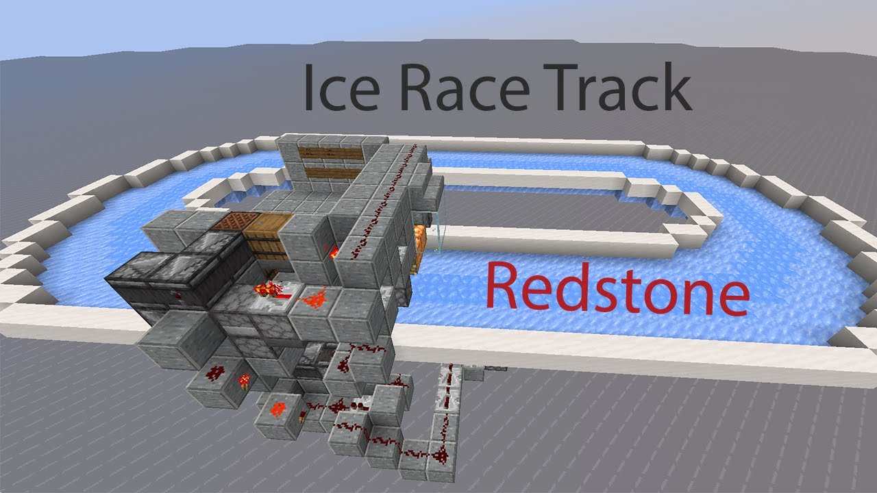 ice race track - Redstone Tutorial - YouTube