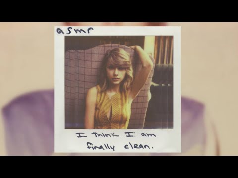 ASMR Clean - Taylor Swift 1989 (soft singing, whisper, rain ambience ...