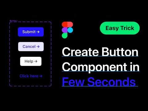 How to Design Powerful Buttons Component with Variants and Auto Layout ...