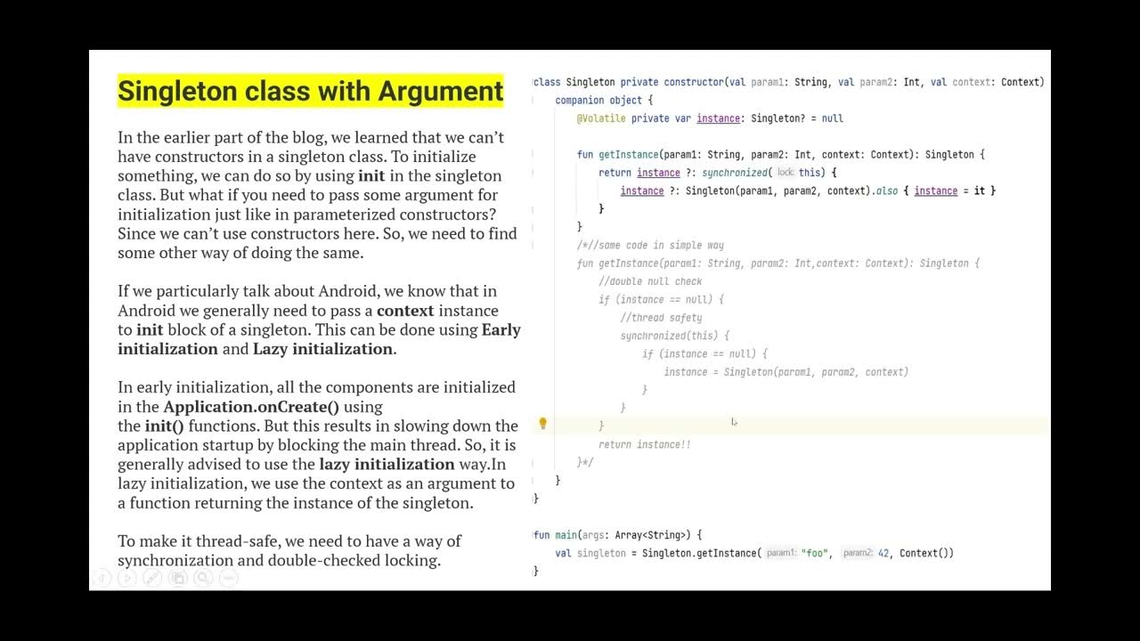 Singleton Kotlin (Hindi ) - YouTube