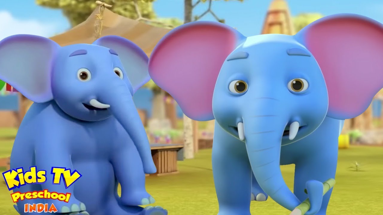 एक मोटा हाथी, Ek Mota Hathi, Hindi Bacchon Ke Gane and Cartoon Videos ...