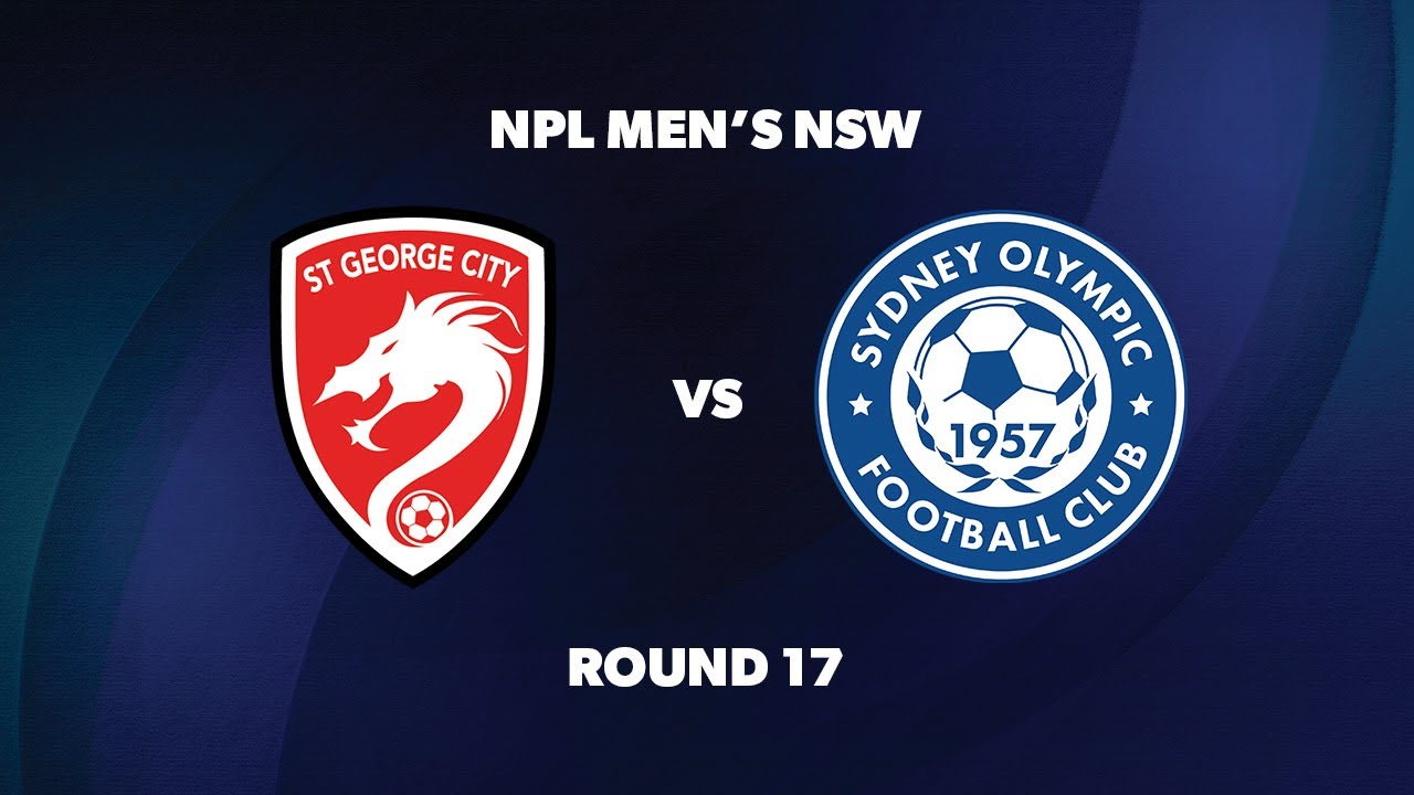 NPL Men’s NSW Round 17: St George City FA v Sydney Olympic FC - YouTube