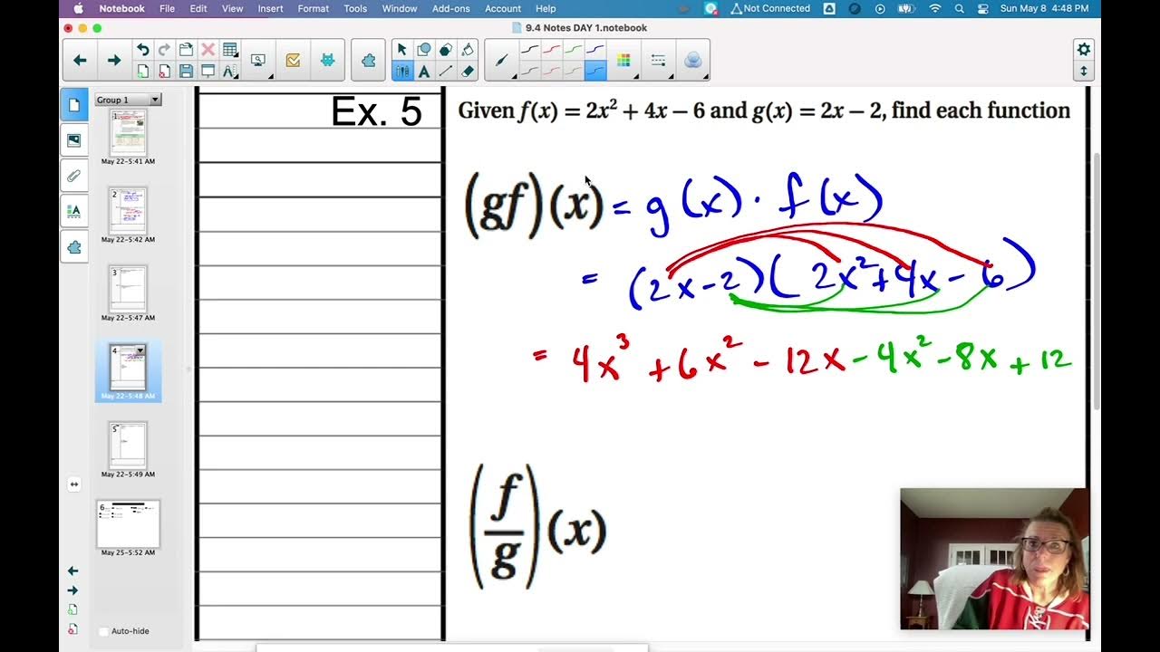 9.4a (DAY 1): OPERATIONS WITH FUNCTIONS - YouTube