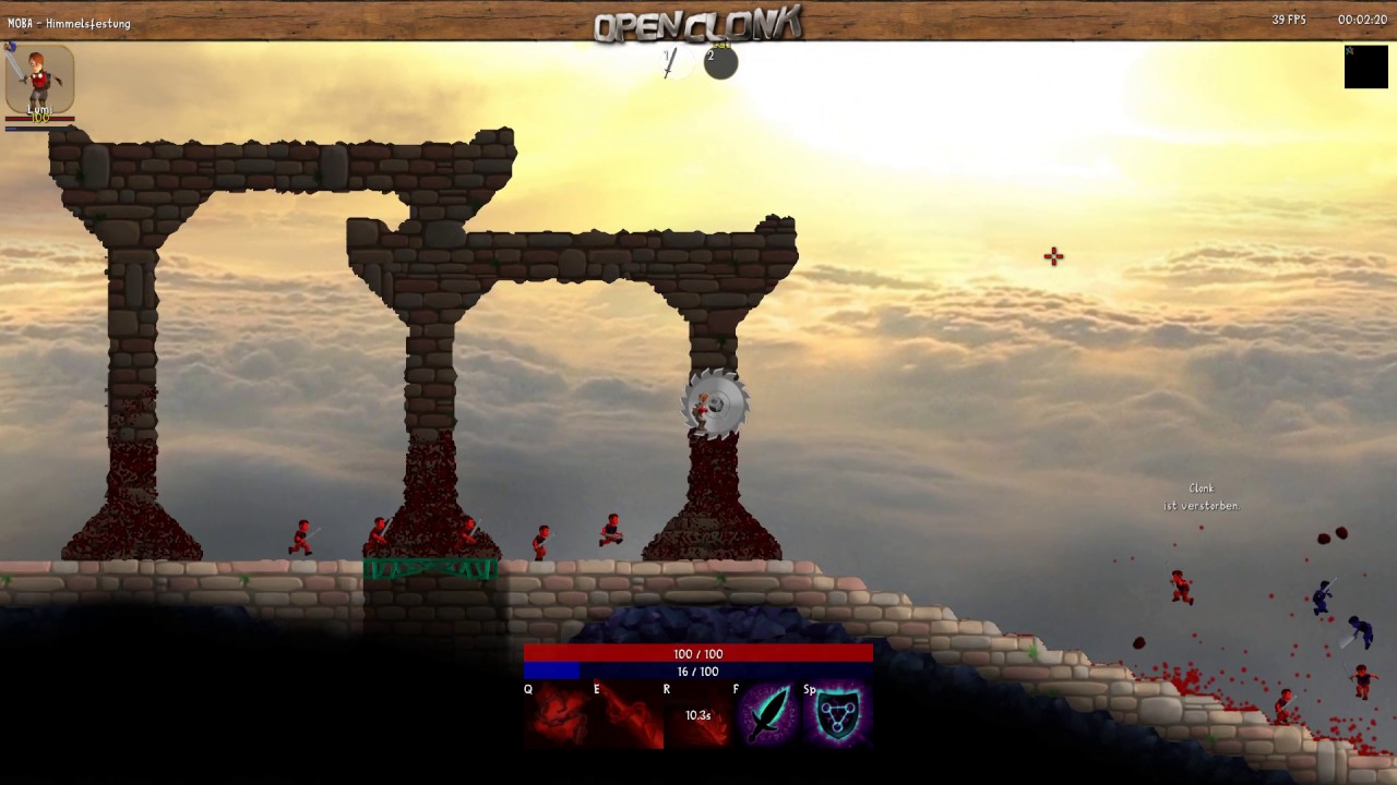 OpenClonk - MOBA Map Alpha - YouTube