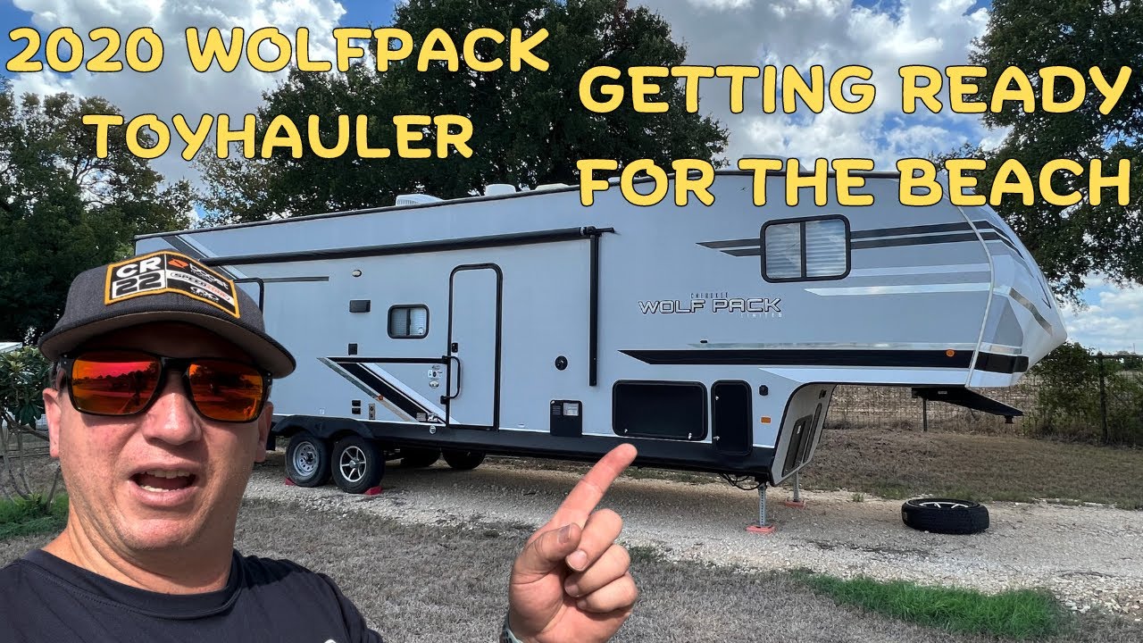 Getting the Toy Hauler Ready for the Beach | WolfPack - YouTube