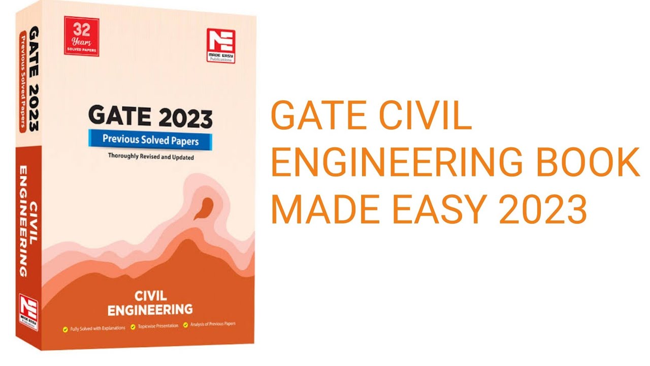GATE CIVIL ENGINEERING BOOK | MADE EASY | 2023 - YouTube