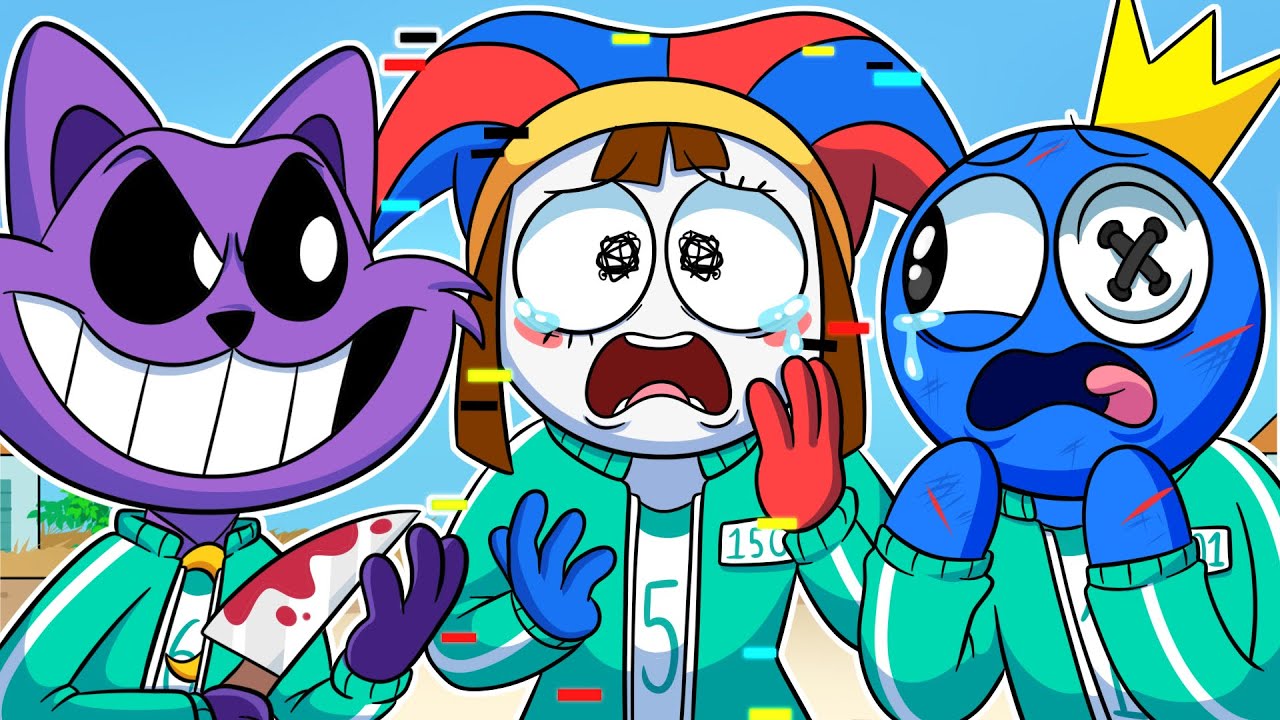 POMNI & CATNAP in SQUID GAME?! The Amazing Digital Circus UNOFICIAL ...