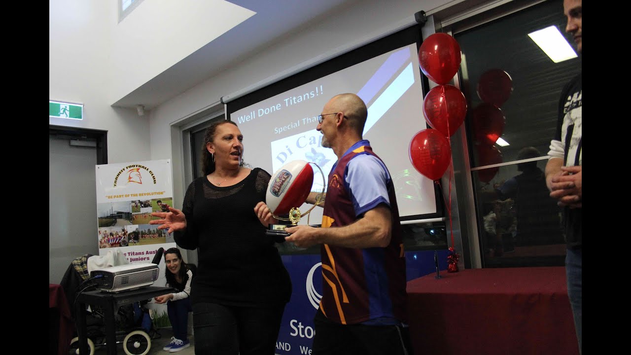 Tarneit Titans under 9 presentation day - YouTube