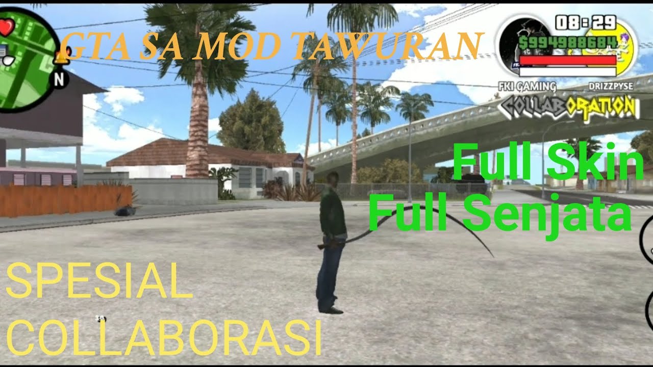 GTA SAM MOD TAWURAN TERBARU 2023 SPECIAL COLLABORASI @fikri_SA FULL ...