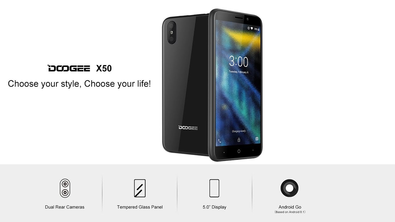 DOOGEE X50 Unboxing Review - YouTube