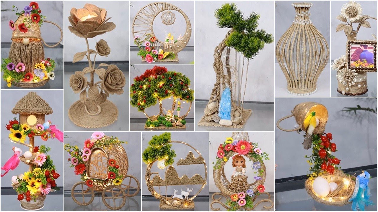 Beautiful but low cost ! 20 Showpiece Craft Ideas from Waste Material ...