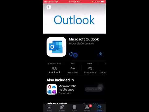 Install Microsoft Outlook on iPhone - YouTube