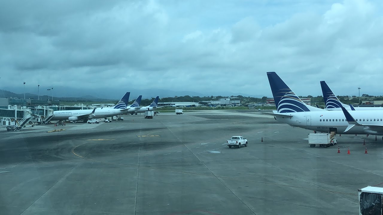 Panama City Tocumen International Airport PTY Terminal 1 and 2 - YouTube