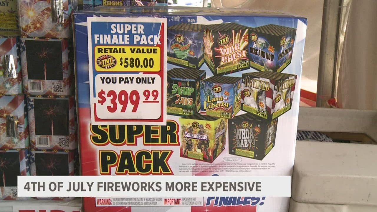 Inflation causing more people to buy less fireworks and leave them to ...