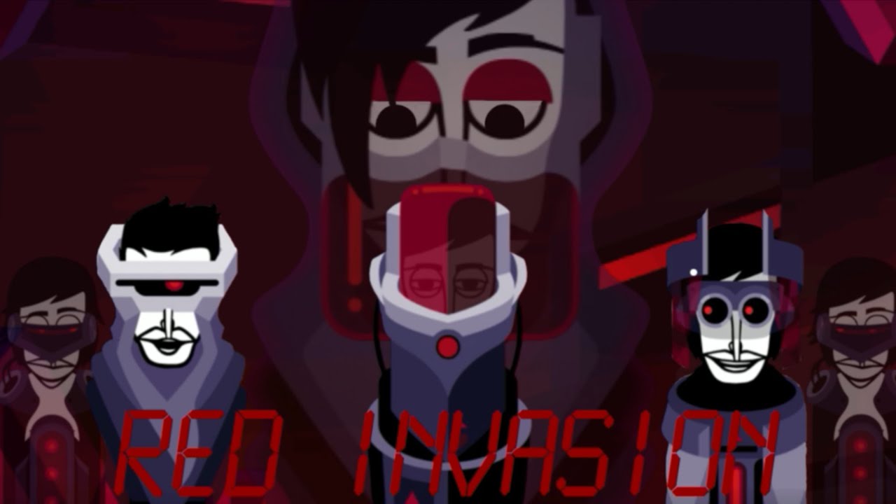 RED INVASION-primer mix del mod Purple City de incredibox con letras en ...