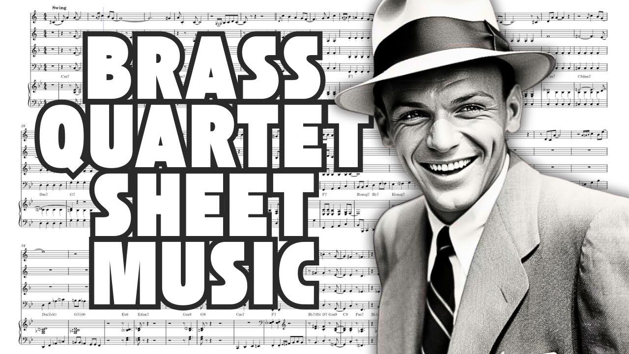 Fly Me To The Moon - BRASS QUARTET & PIANO Sheet Music - YouTube