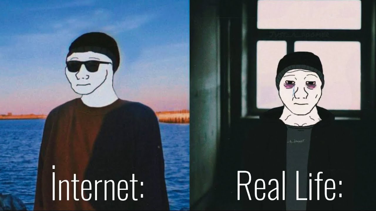 Me on the internet VS Me in real life edit - YouTube