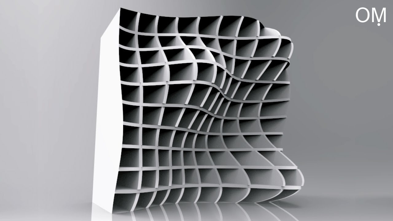 grasshopper ribs tutorial laser cut file part 2/2 - YouTube