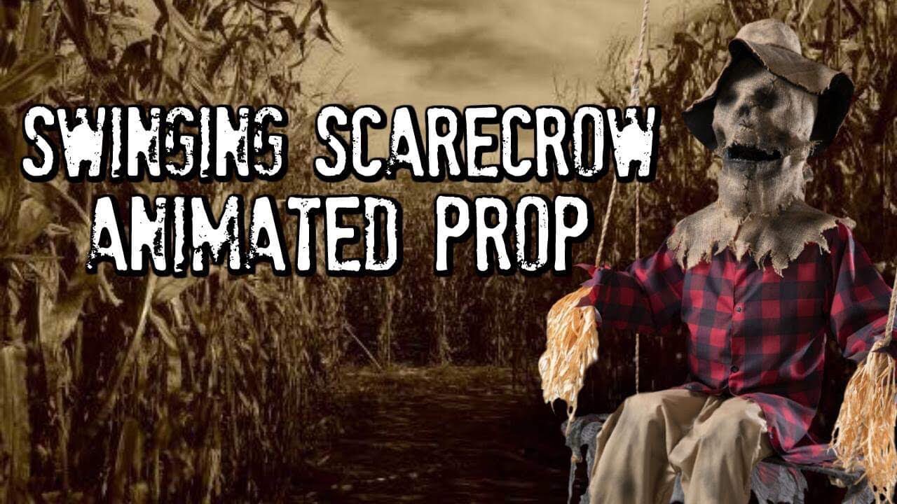 Swinging Scarecrow Animated Prop | Spirit Halloween - YouTube