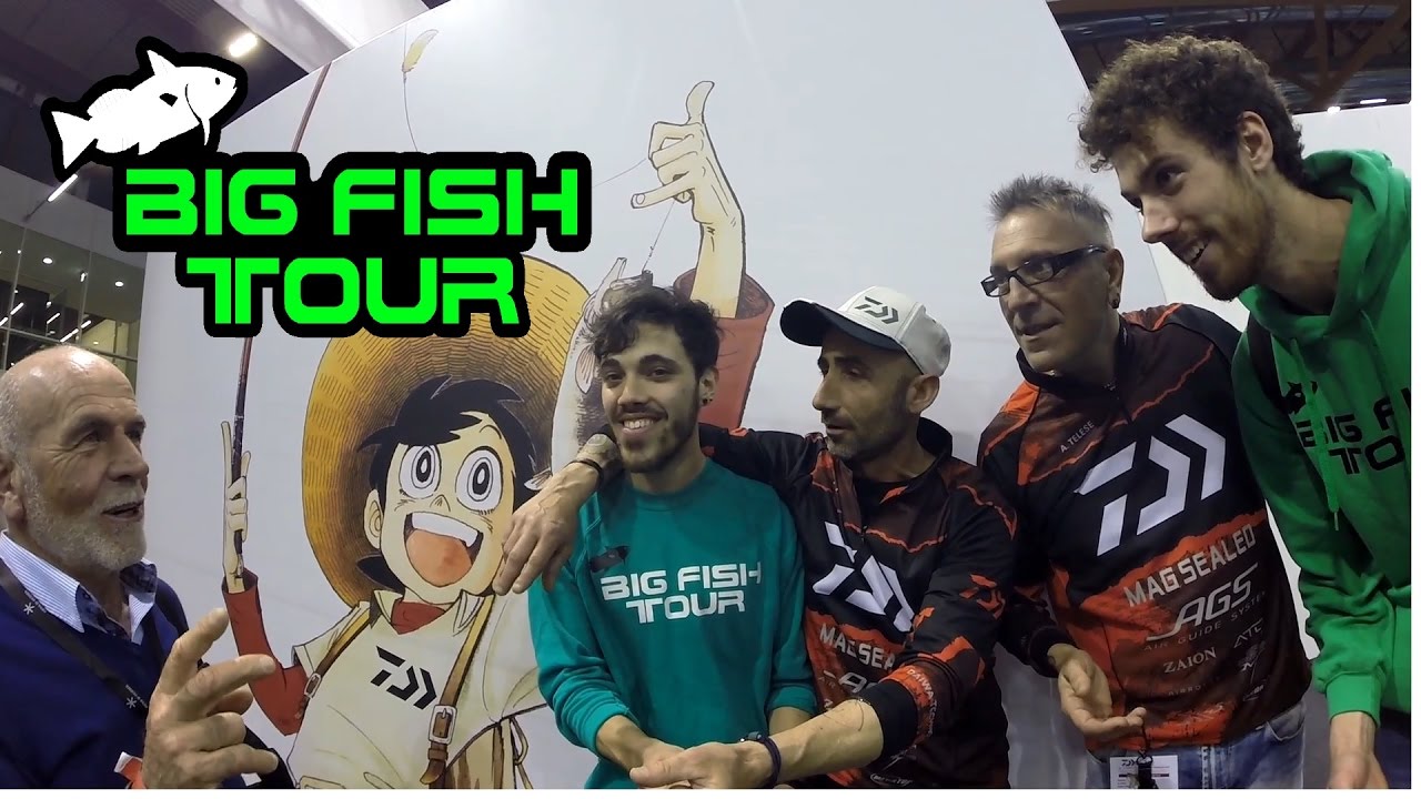 Big fish tour - PESCARE SHOW 25th FEBRUARY - VICENZA - YouTube