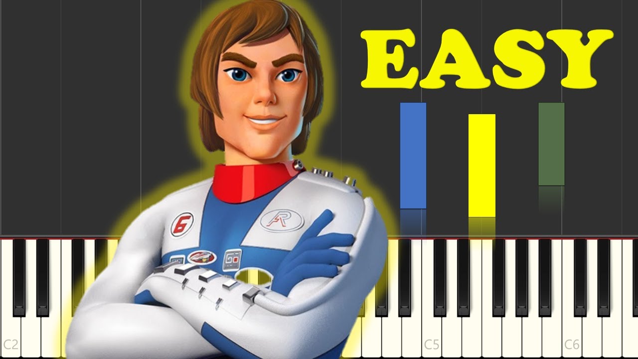 Speed Racer The Next Generation Theme Song Piano Tutorial - YouTube