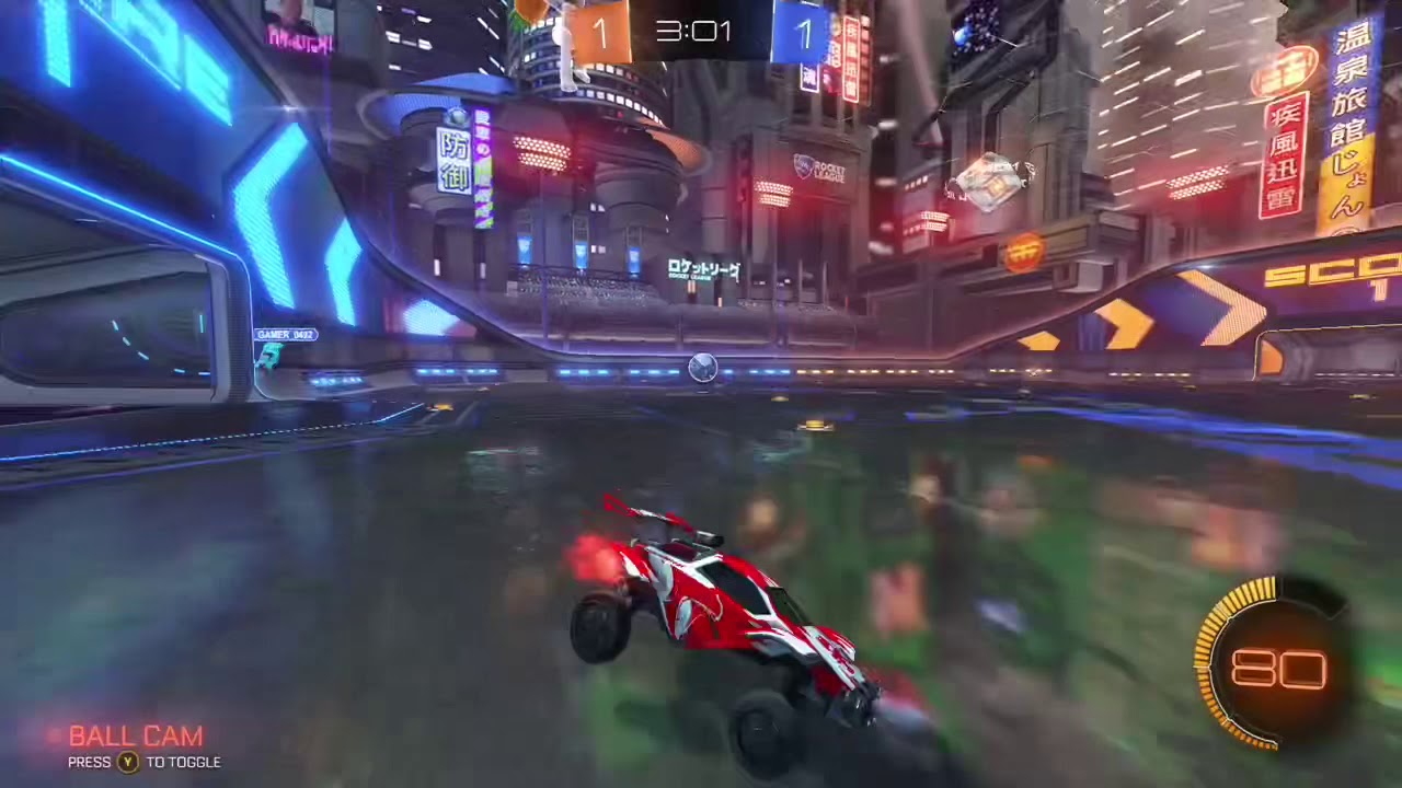 Rocket league with a bot - YouTube