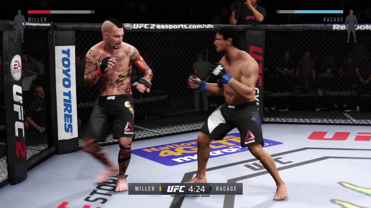 EA SPORTS™ UFC® 2 1st Round KO win Rodney Miller - YouTube
