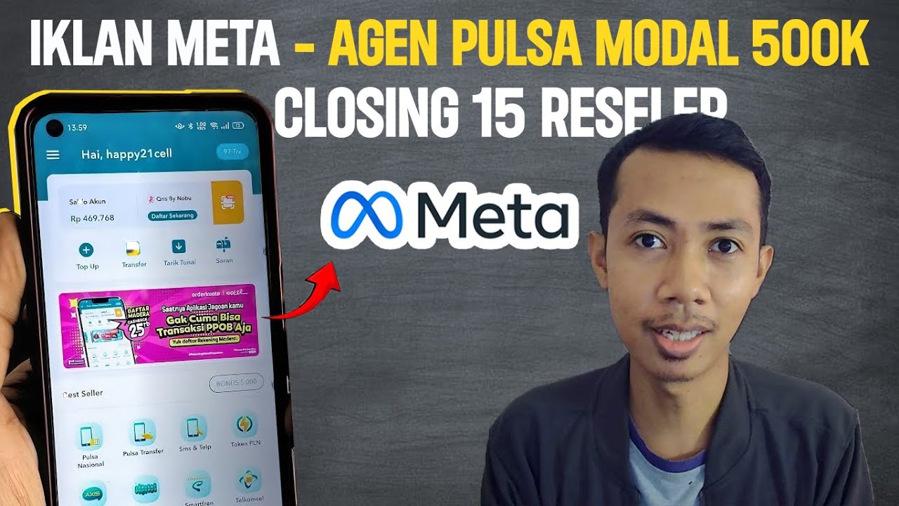 MODAL 500K Agen Pulsa Hasilkan Belasan Reseller Baru dari Iklan ...