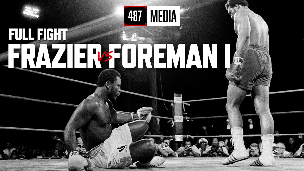 Joe Frazier vs George Foreman I - FULL FIGHT at The National Stadium ...