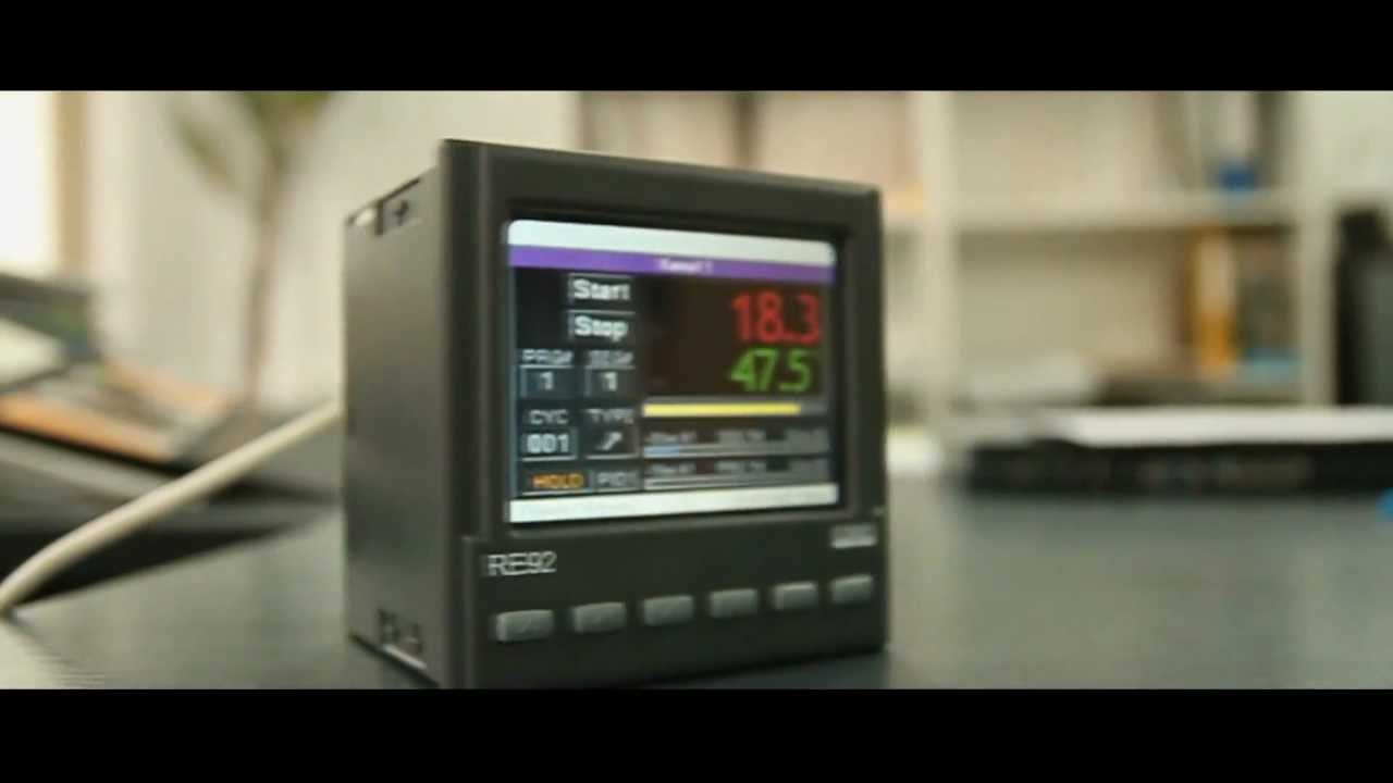 RE92 - dual loop temperature controller for industry applications - YouTube