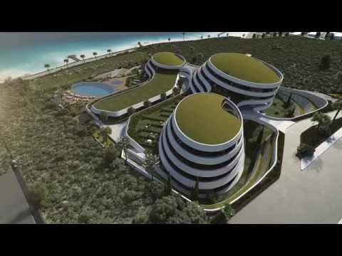 Geleceğin mimarisi Folkart Çeşme Hills'te